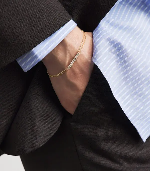 SUZANNE KALAN Yellow Diamond Baguette Bracelet