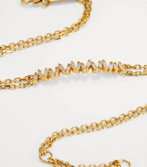 SUZANNE KALAN Yellow Diamond Baguette Bracelet