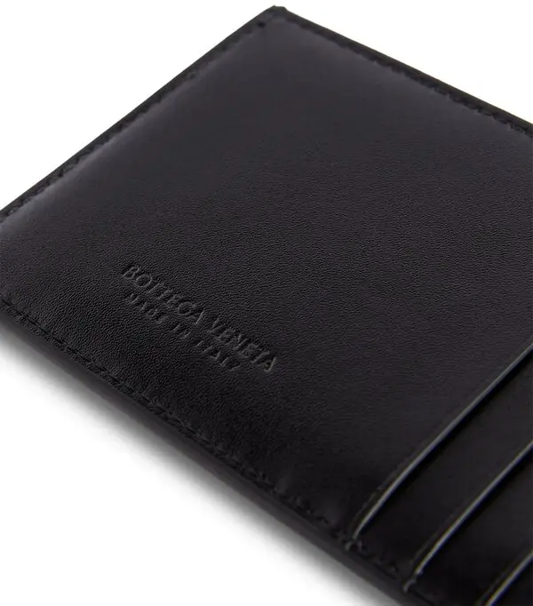 Bottega Veneta Leather Maxi Intrecciato Card Holder