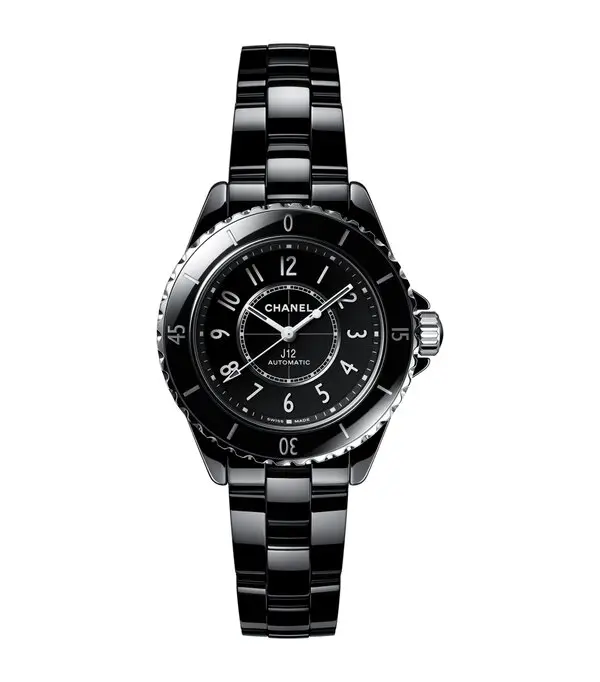 Chanel J12 Calibre 12.2 Automatic Watch In Ceramic And Steel - Black
