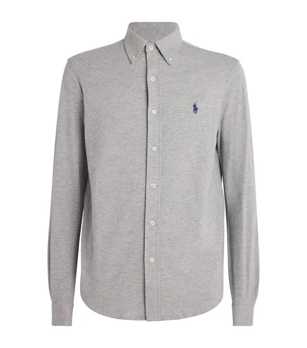 Polo Ralph Lauren Cotton Oxford Shirt - Grey