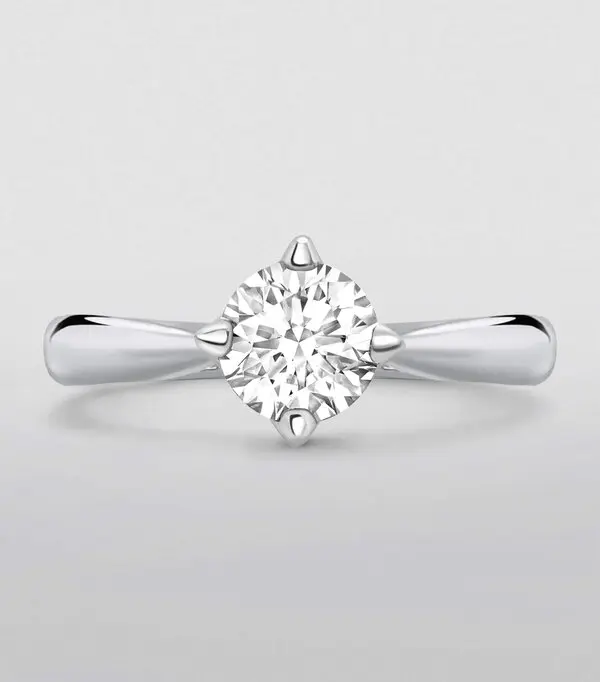 BOODLES Platinum And Diamond Engagement Ring