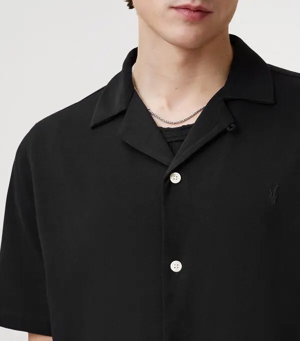 ALLSAINTS Cotton Hudson Shirt - Black