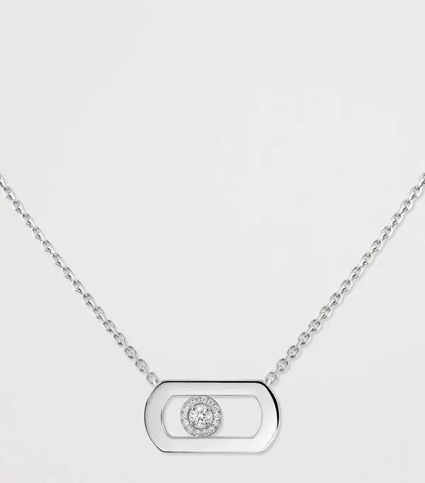 Messika So Move White Gold And Diamond Necklace