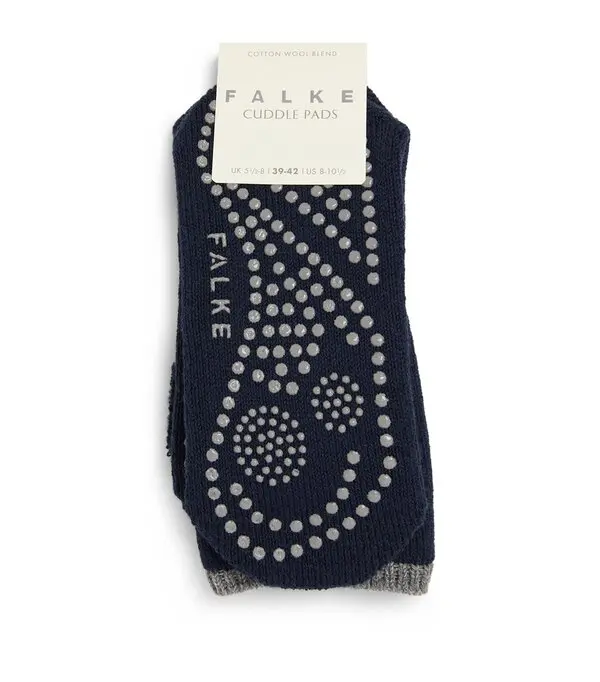 Falke Cuddle Pad Ankle Socks With Glitter Anti-slip Pads - Blue