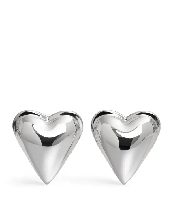 Alaïa Le Coeur Bombe Earrings - Silver