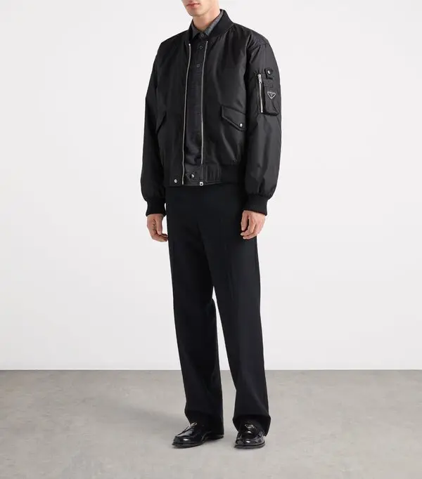 Prada Re-nylon Bomber Jacket