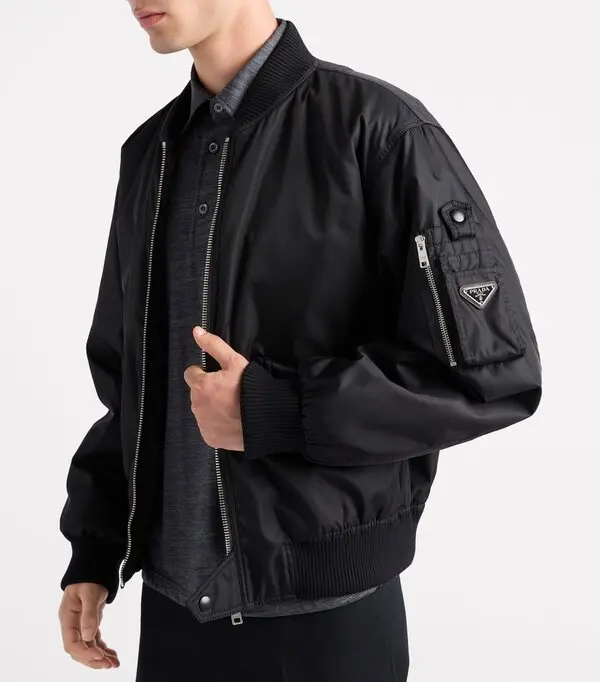 Prada Re-nylon Bomber Jacket
