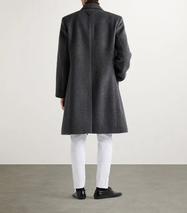 Prada Wool Single-breasted Coat