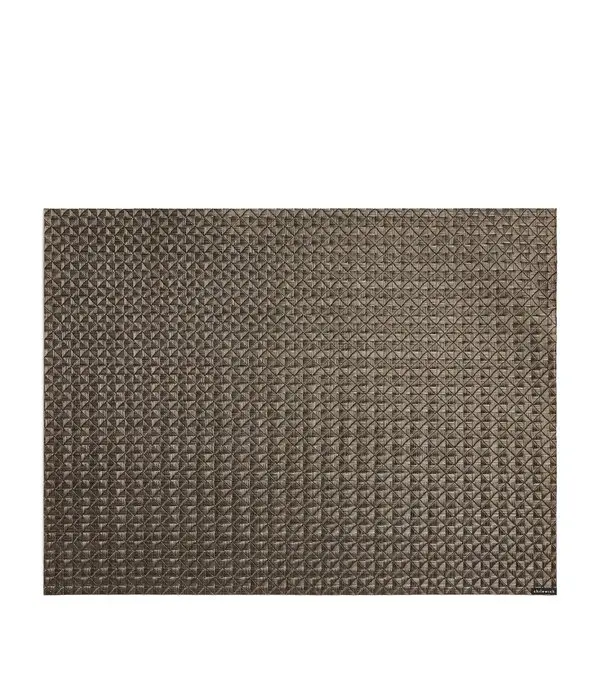 CHILEWICH Origami Rectangular Placemat - Brown