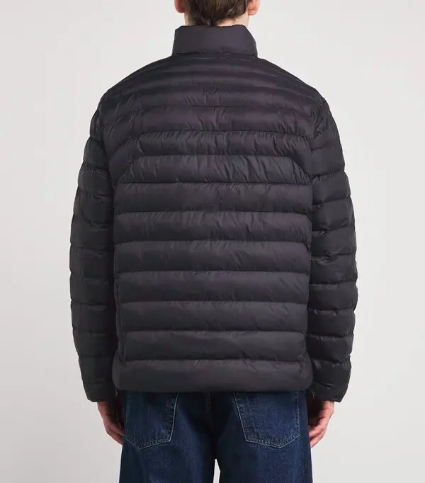 Polo Ralph Lauren Quilted Down Puffer Jacket With Embroidered Pony Logo - Black