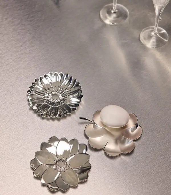 Christofle Plated Four-leaf Clover Trèfle Dish