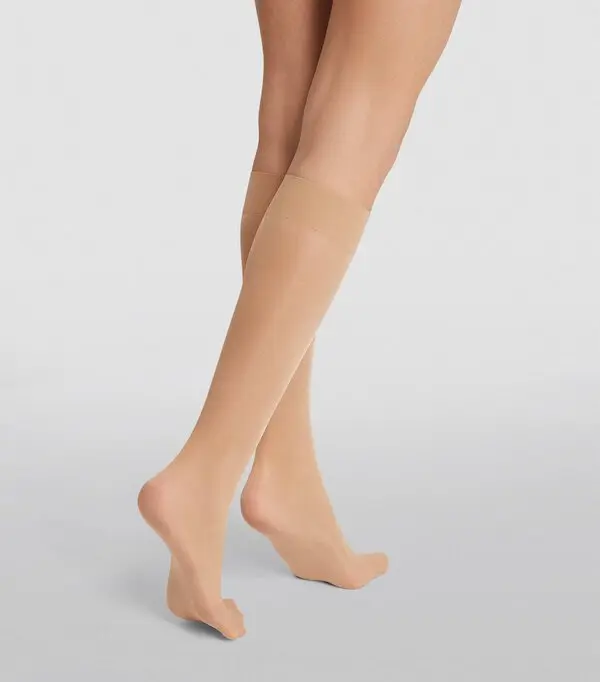 Wolford Satin Touch 20 Knee-high Stockings - Beige