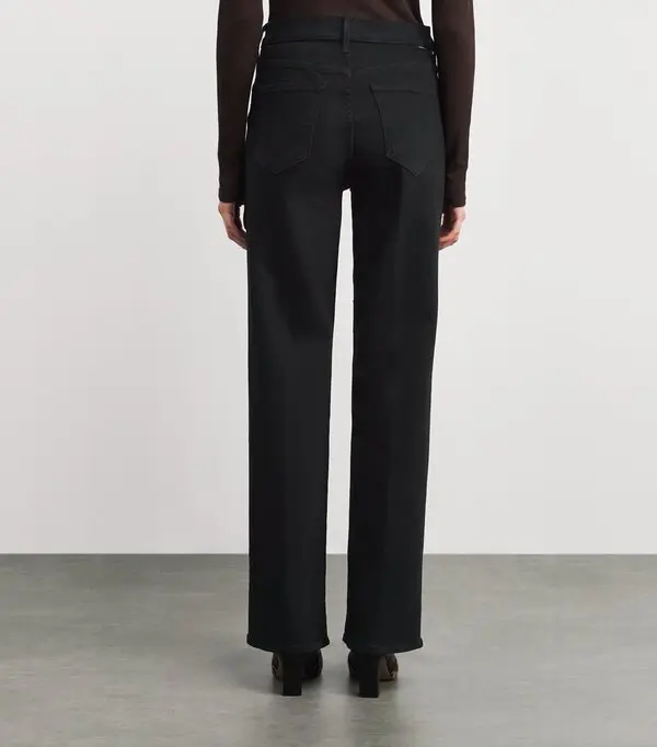 MOTHER The Kick It Straight Jeans - Black