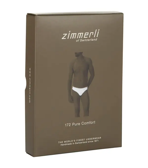 Zimmerli 172 Pure Comfort Hipster Briefs - Black
