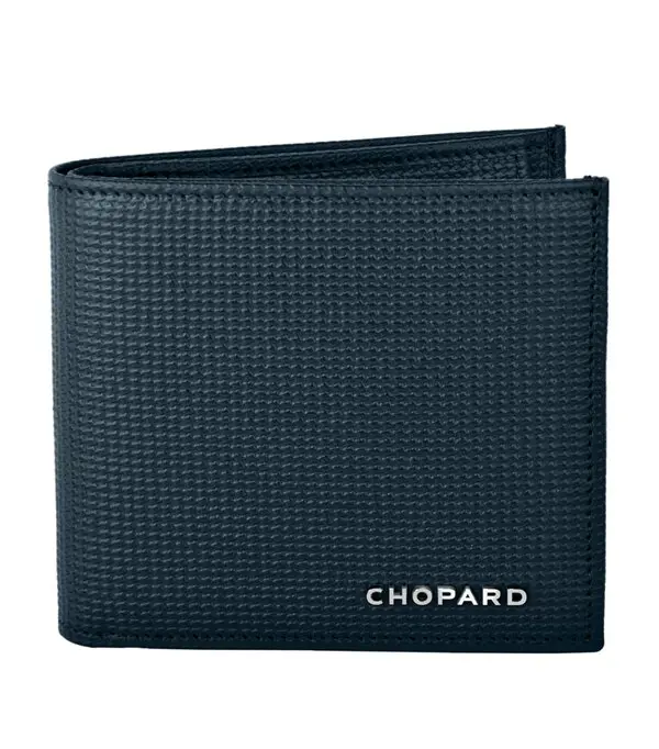 Chopard Small Leather Classic Bifold Wallet - Blue