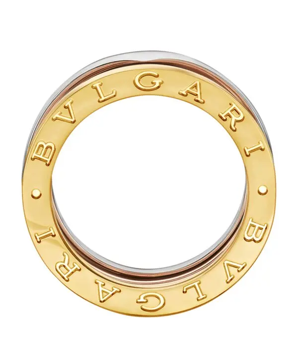 BVLGARI B.zero1 Three-band Ring In 18kt