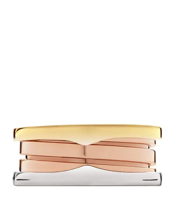 BVLGARI B.zero1 Three-band Ring In 18kt