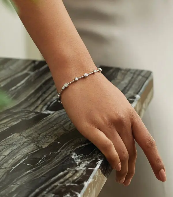 BOODLES Platinum And Diamond Bracelet