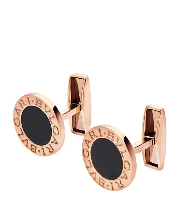 BVLGARI And Onyx Cufflinks