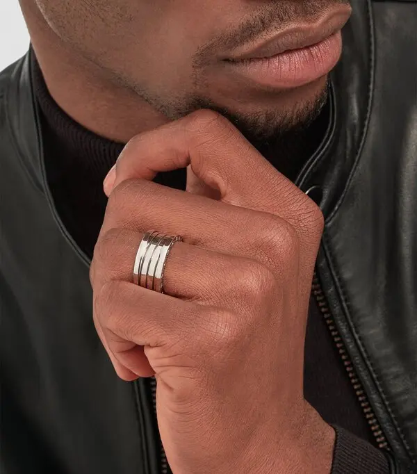 BVLGARI B.zero1 Four Band Ring In Gold