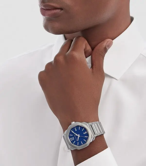 BVLGARI Octo Roma Automatic Watch In Stainless Steel