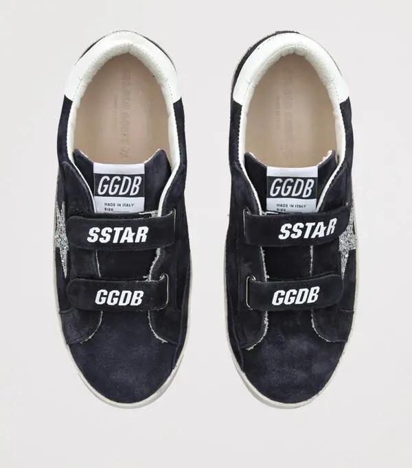 GOLDEN GOOSE Old School Leather Sneakers - Navy
