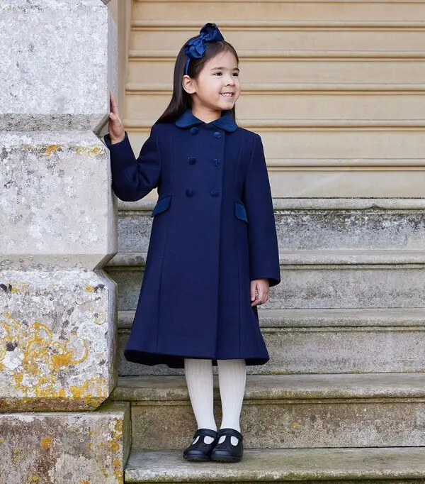 Trotters Wool Double-breasted Coat