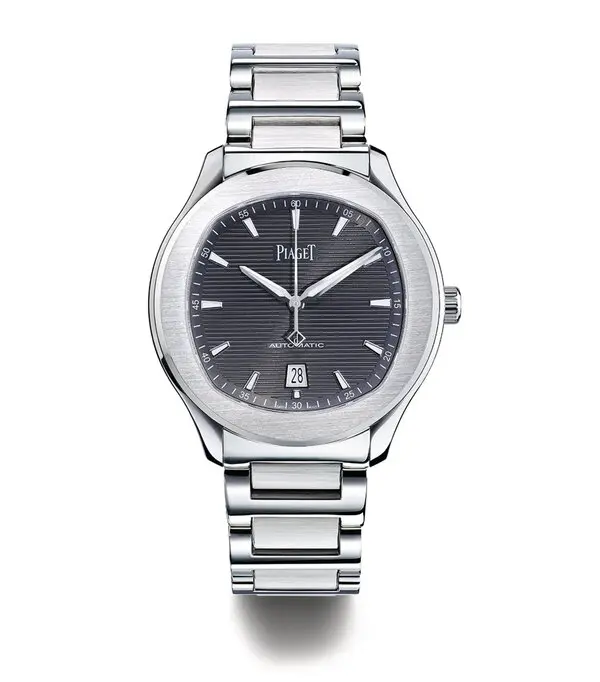 PIAGET Stainless Steel Polo Date Automatic Watch - Silver