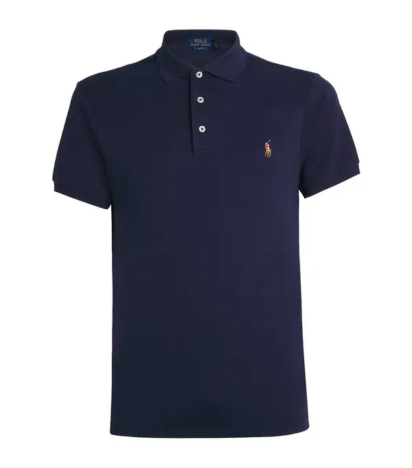 Polo Ralph Lauren Cotton Slim-fit Polo Shirt - Navy