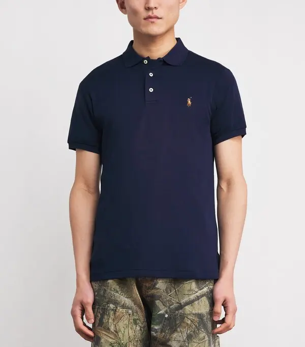 Polo Ralph Lauren Cotton Slim-fit Polo Shirt - Navy