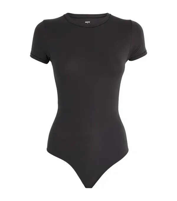 SKIMS Fits Everybody T-shirt Bodysuit - Black