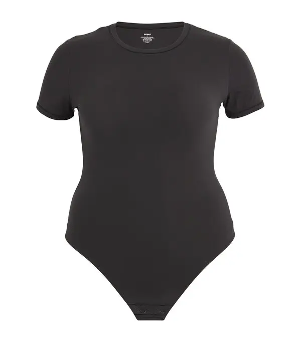 SKIMS Fits Everybody T-shirt Bodysuit - Black