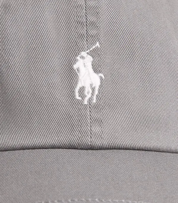 Polo Ralph Lauren Cotton Baseball Cap With Logo - Grey