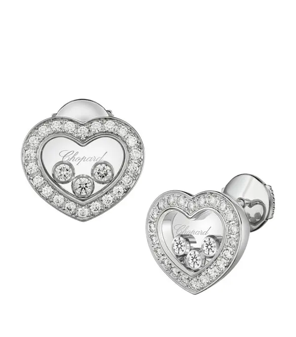 Chopard Happy Diamonds Heart Stud Earrings
