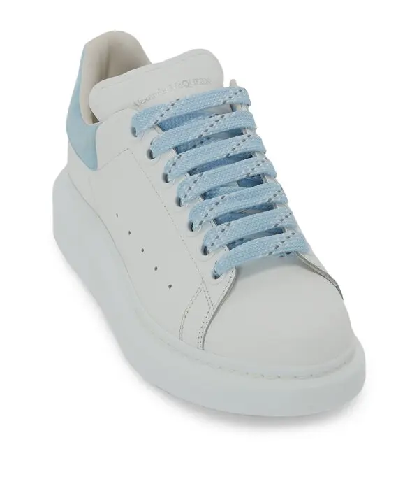 Alexander McQueen Oversized Leather Sneakers - Nude