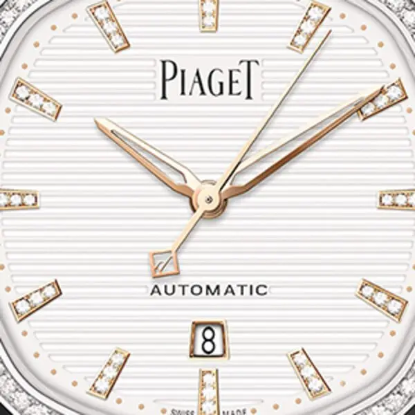 PIAGET Polo Date Automatic Watch With Diamonds