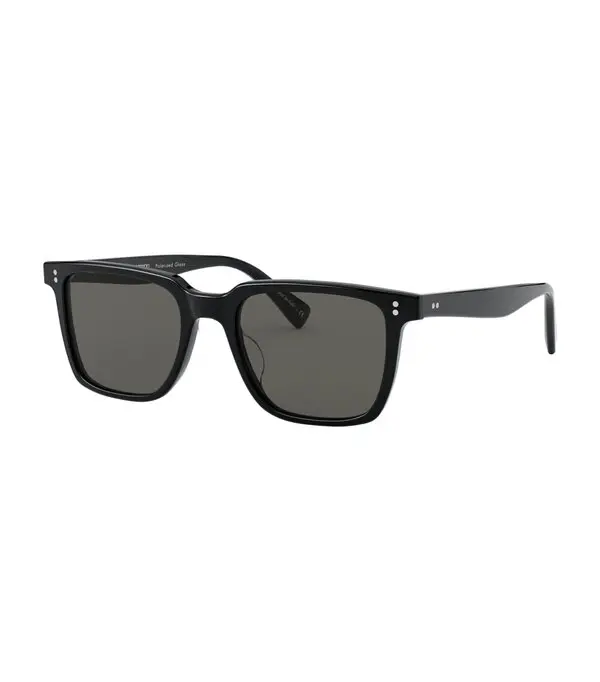 Oliver Spencer Lachman Square Sunglasses - Black