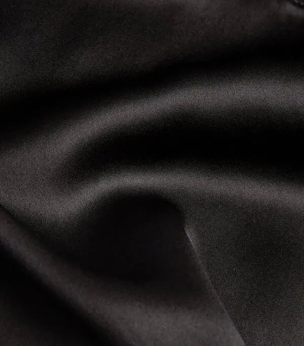 L'Agence Dani Silk Blouse - Black