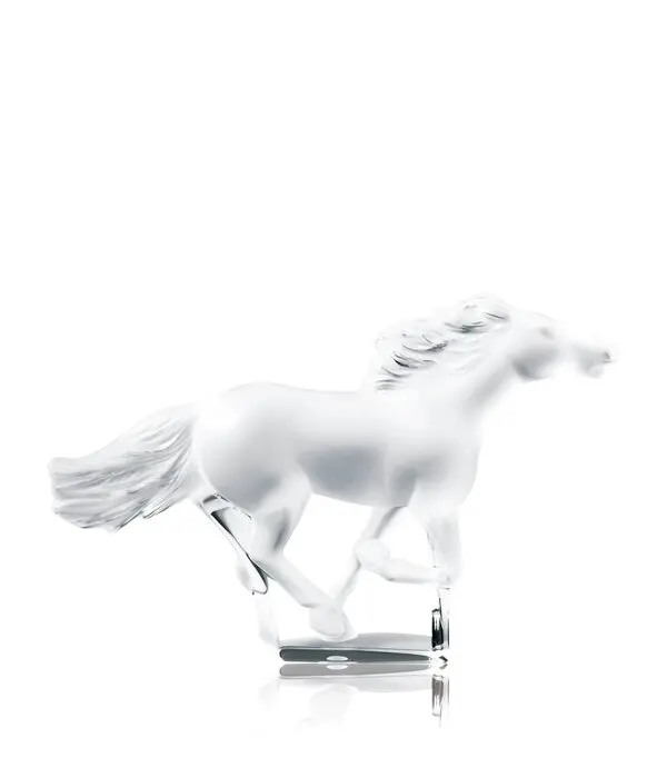 Lalique Crystal Kazak Horse Sculpture