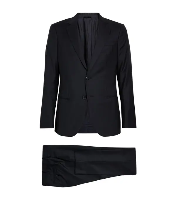 Giorgio Armani Wool-cashmere 2-piece Suit - Blue
