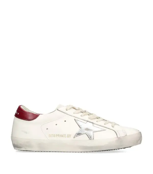 GOLDEN GOOSE Super-star Leather Sneakers - White
