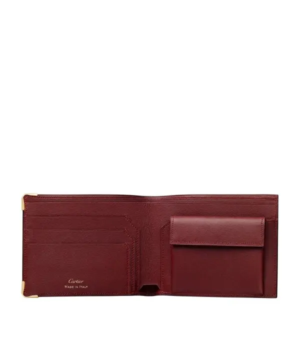 Cartier Leather Must De Bifold Wallet