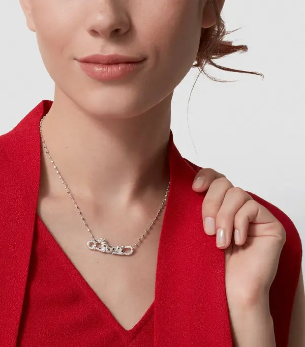 Cartier White Gold And Diamond Panthère De Collier Necklace