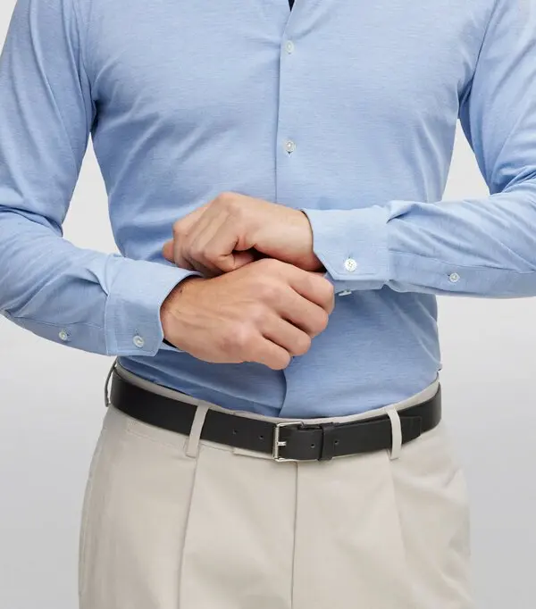 BOSS Cotton-blend Shirt - Blue
