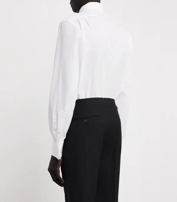 Ralph Lauren Purple Label Pleated Tuxedo Shirt