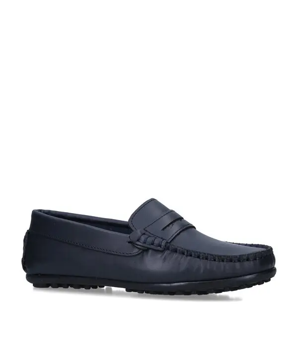 PAPOUELLI Leather Felix Loafers