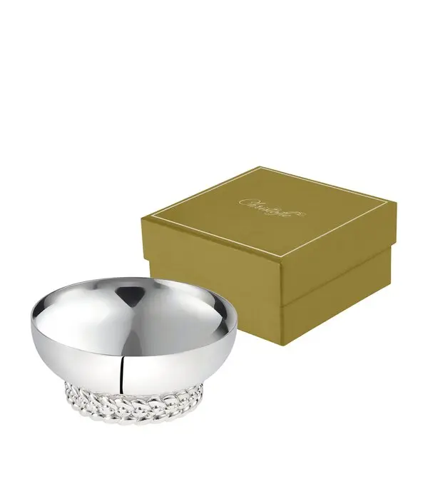 Christofle Plated Babylone Bowl - Silver