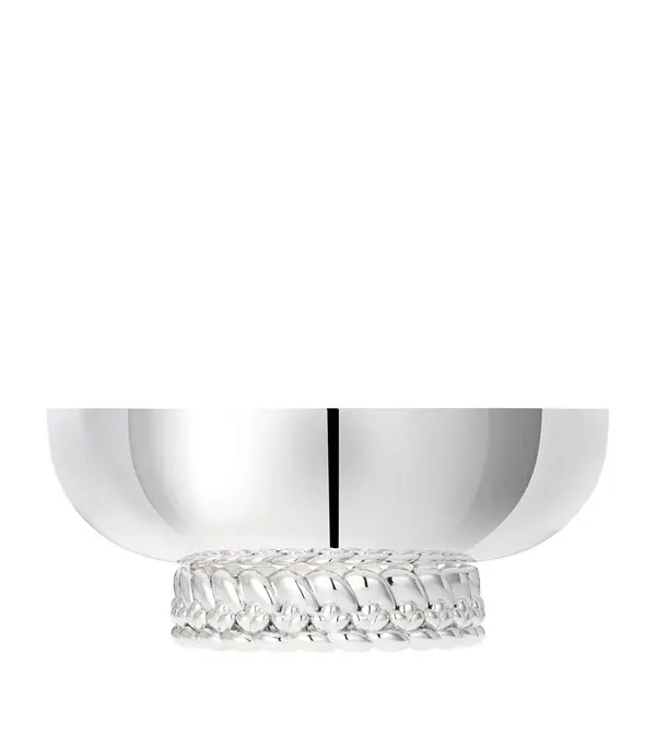 Christofle Plated Babylone Bowl - Silver