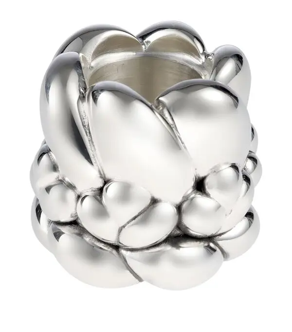 Christofle Plated Babylone Candlestick Holder